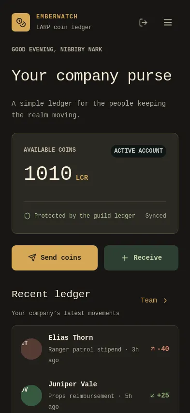 LARP Coin Wallet