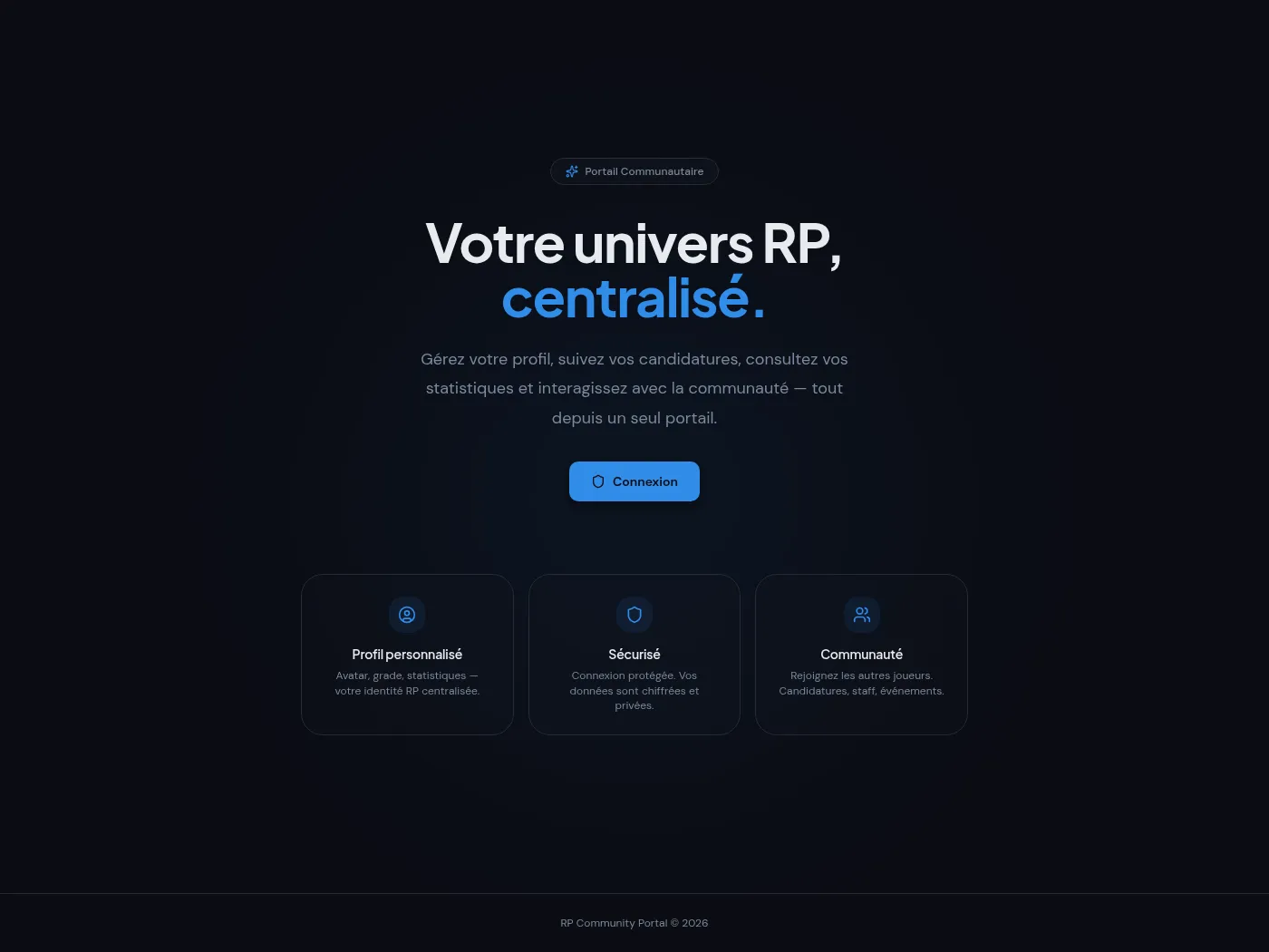 RP Community Web Portal