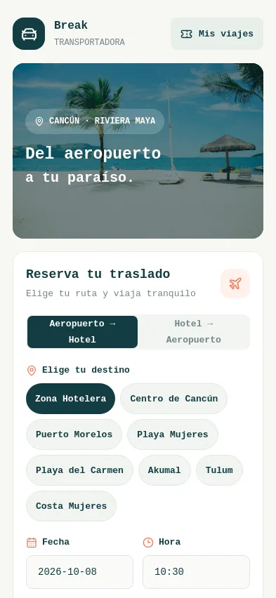 Break Transport App