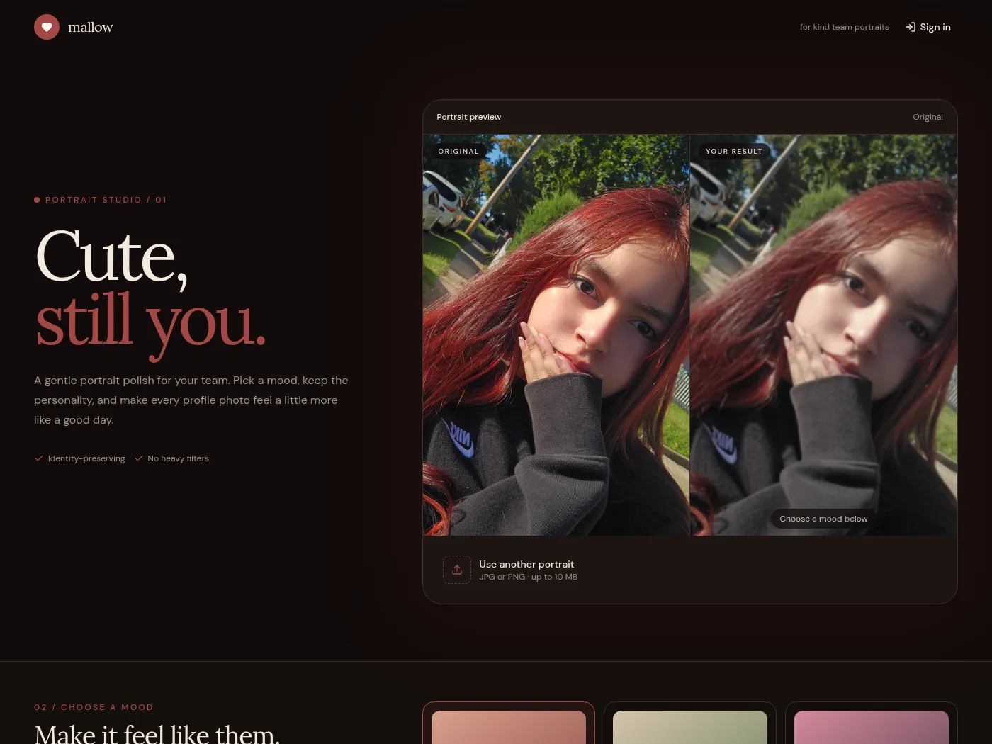 Cute Portrait Enhancer