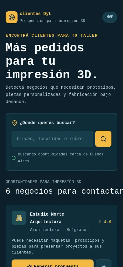 Clientes DyL Finder