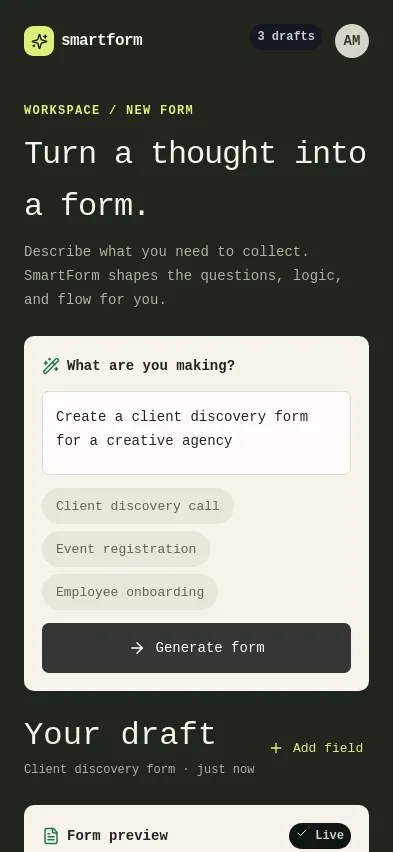 SmartForm AI