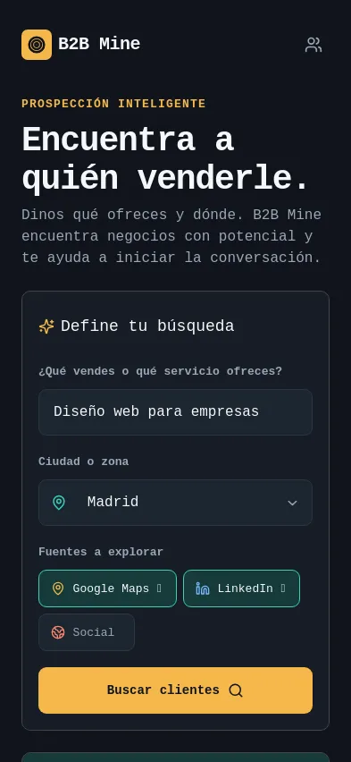 B2B Mine Connect