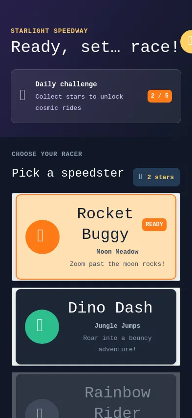 Kids Racing Games