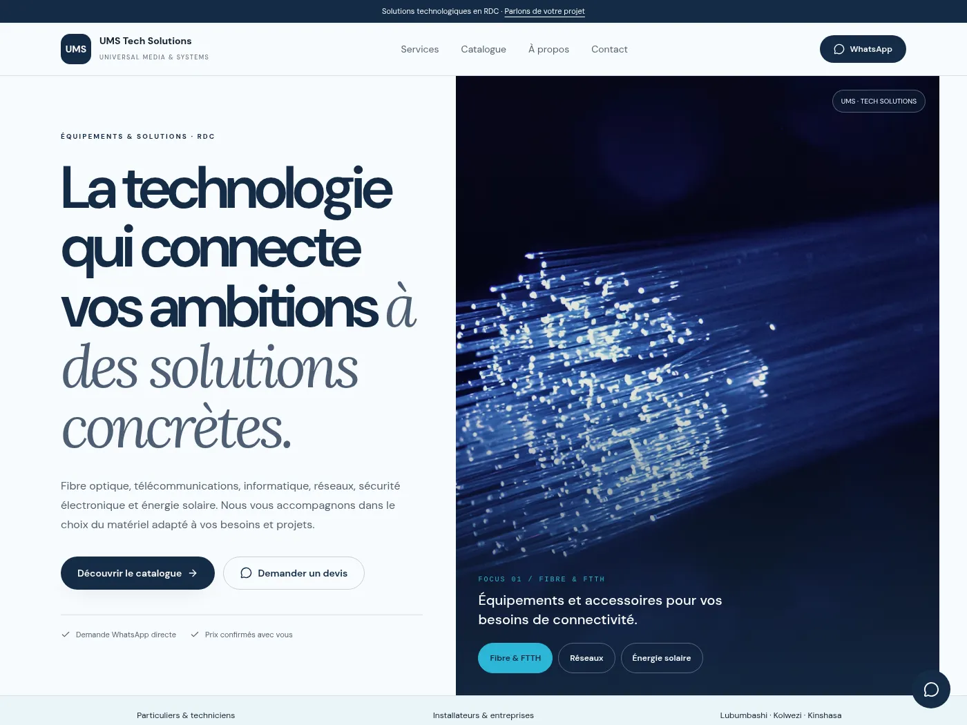 UMS Tech Solutions Website