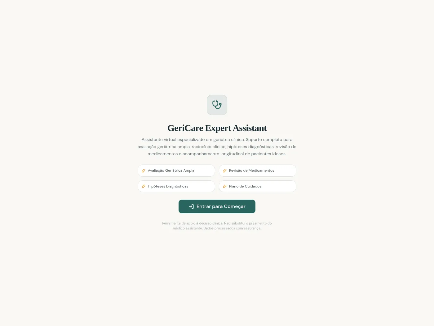 GeriCare Expert Assistant