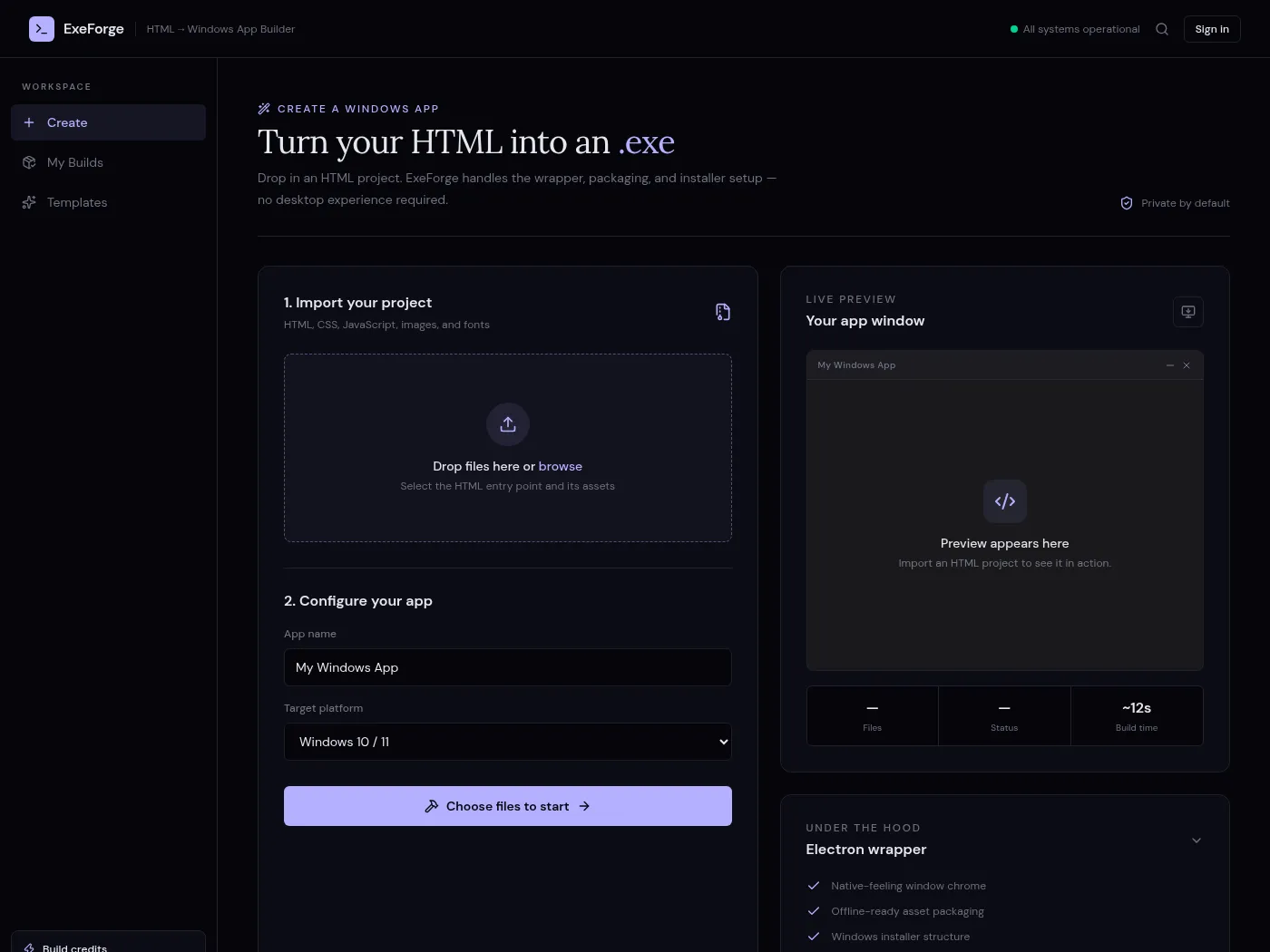 AI EXE App Builder