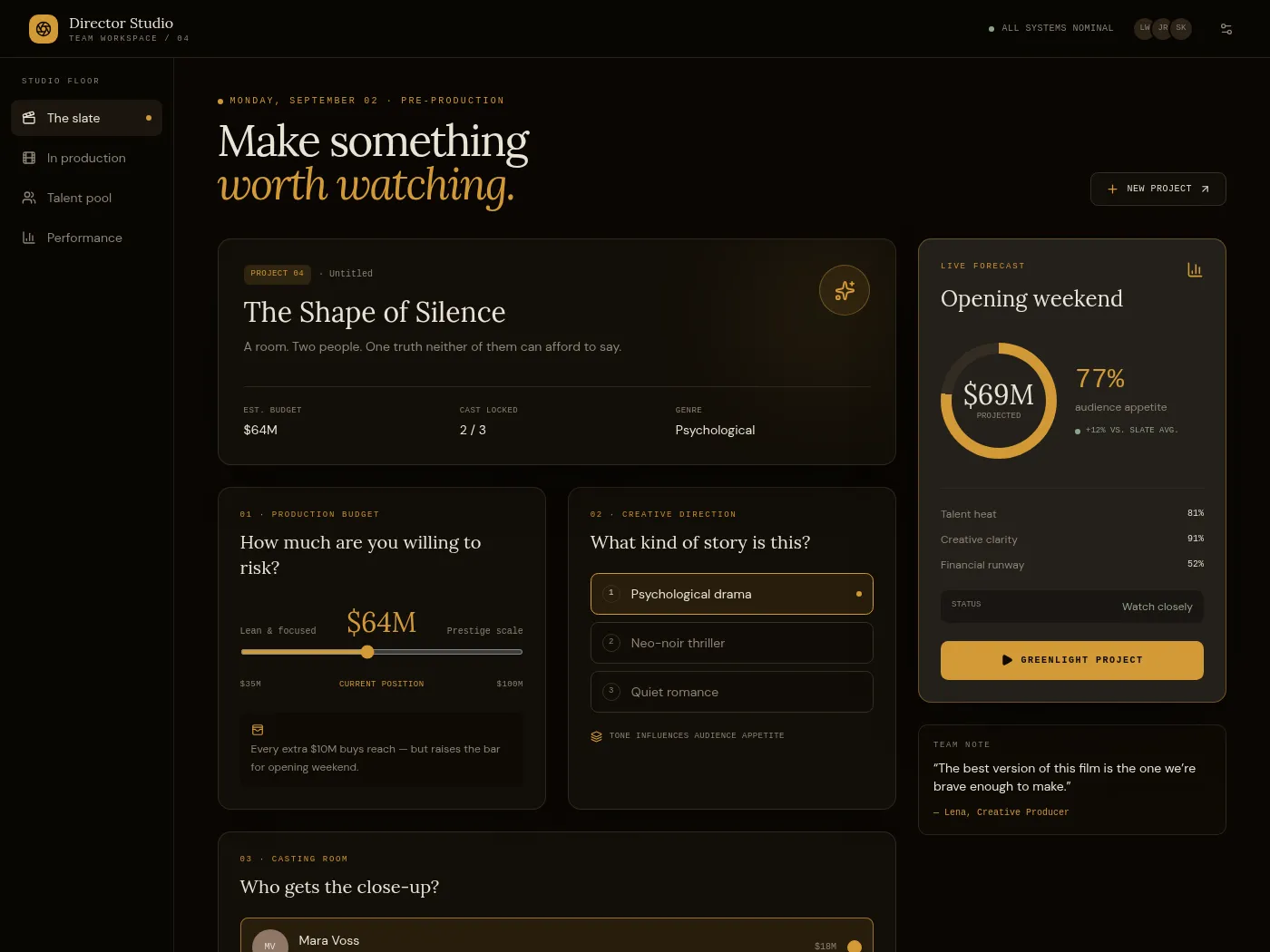 Director Studio Tycoon
