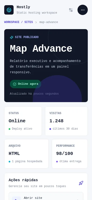 HTML Hosting App