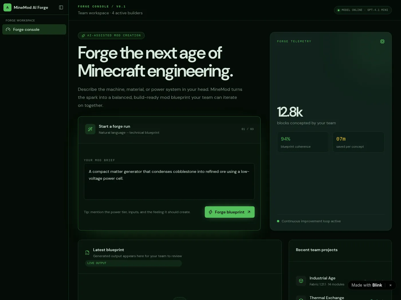 MineMod AI Forge