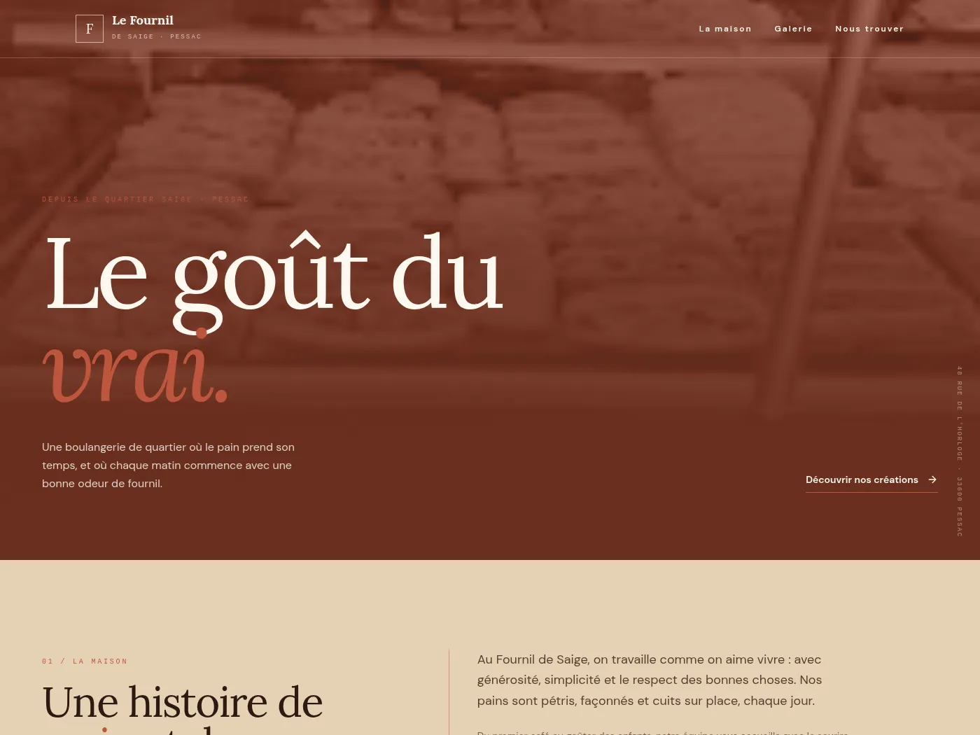 Le Fournil de Saige Web