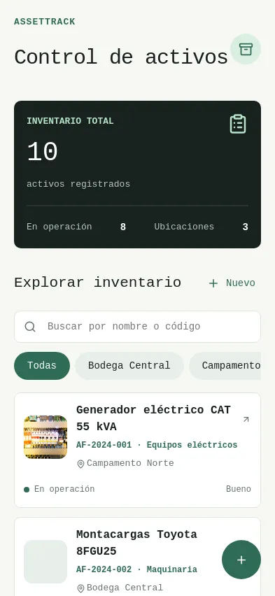 AssetTrack Mobile