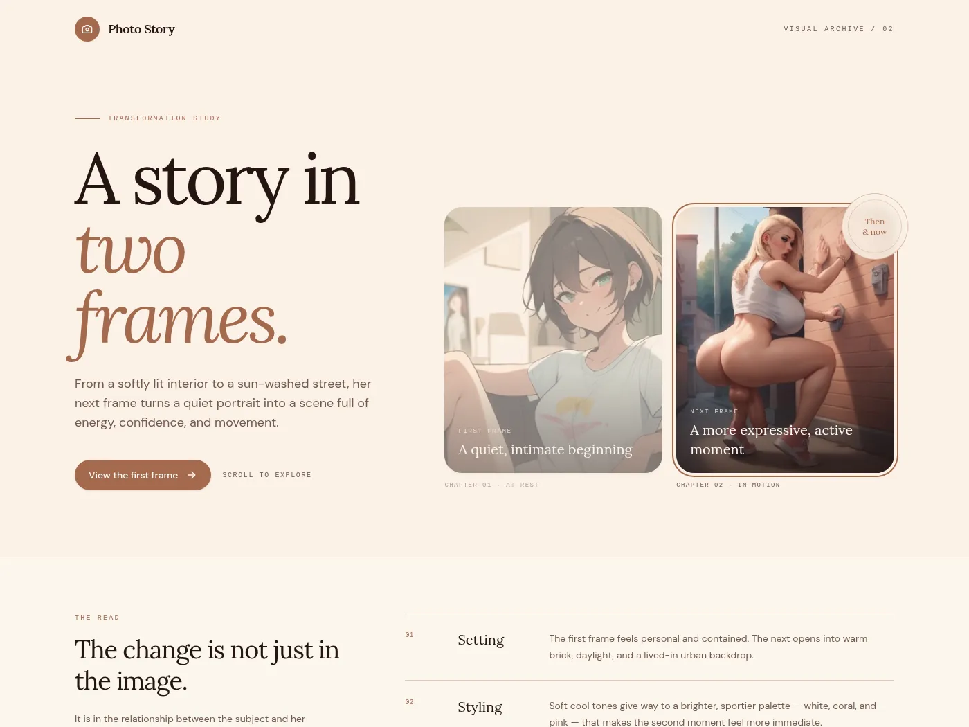 Photo Story Transform