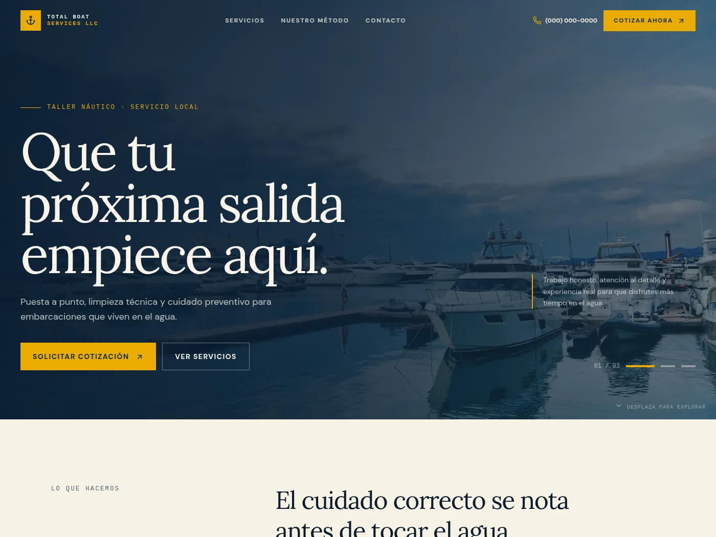 Total Boat Services Site