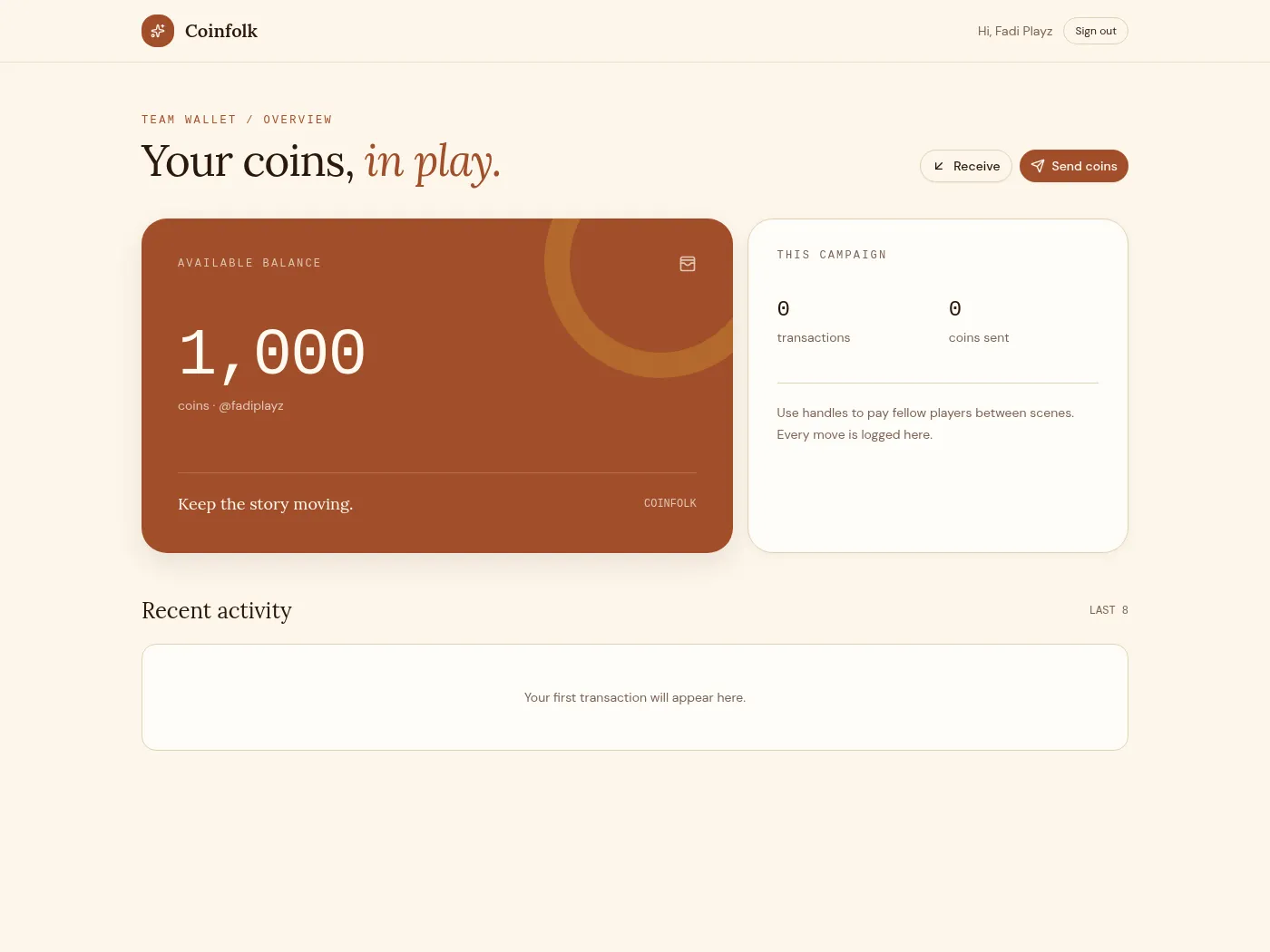 LARP Coin Wallet