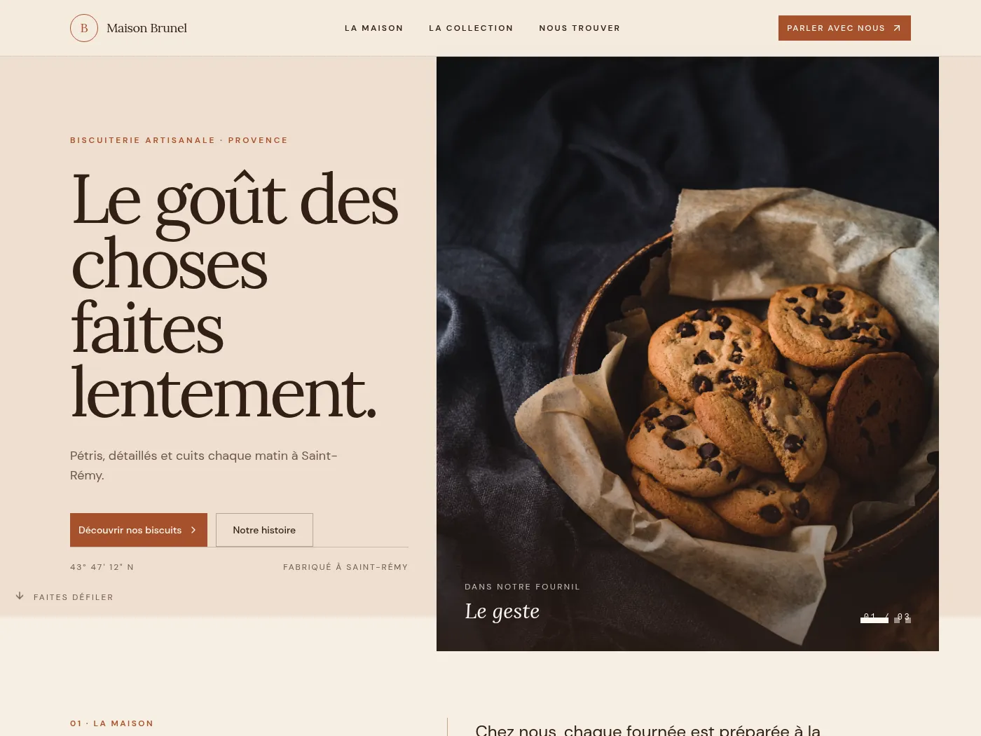 Biscuiterie Artisanale Site