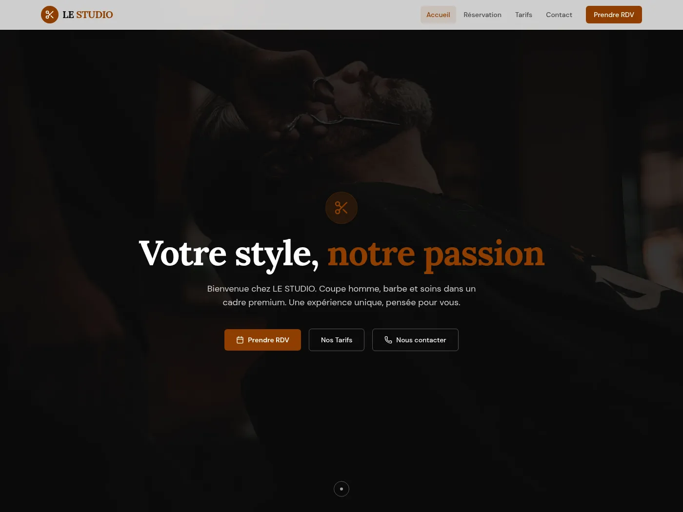 Le Studio Barber Web