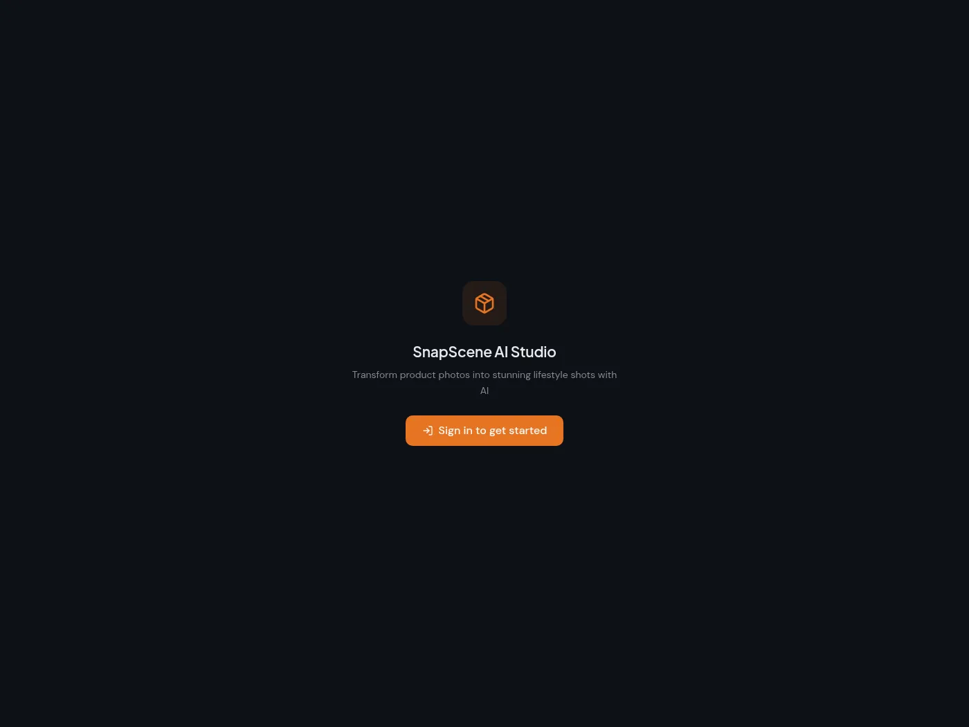 SnapScene AI Studio