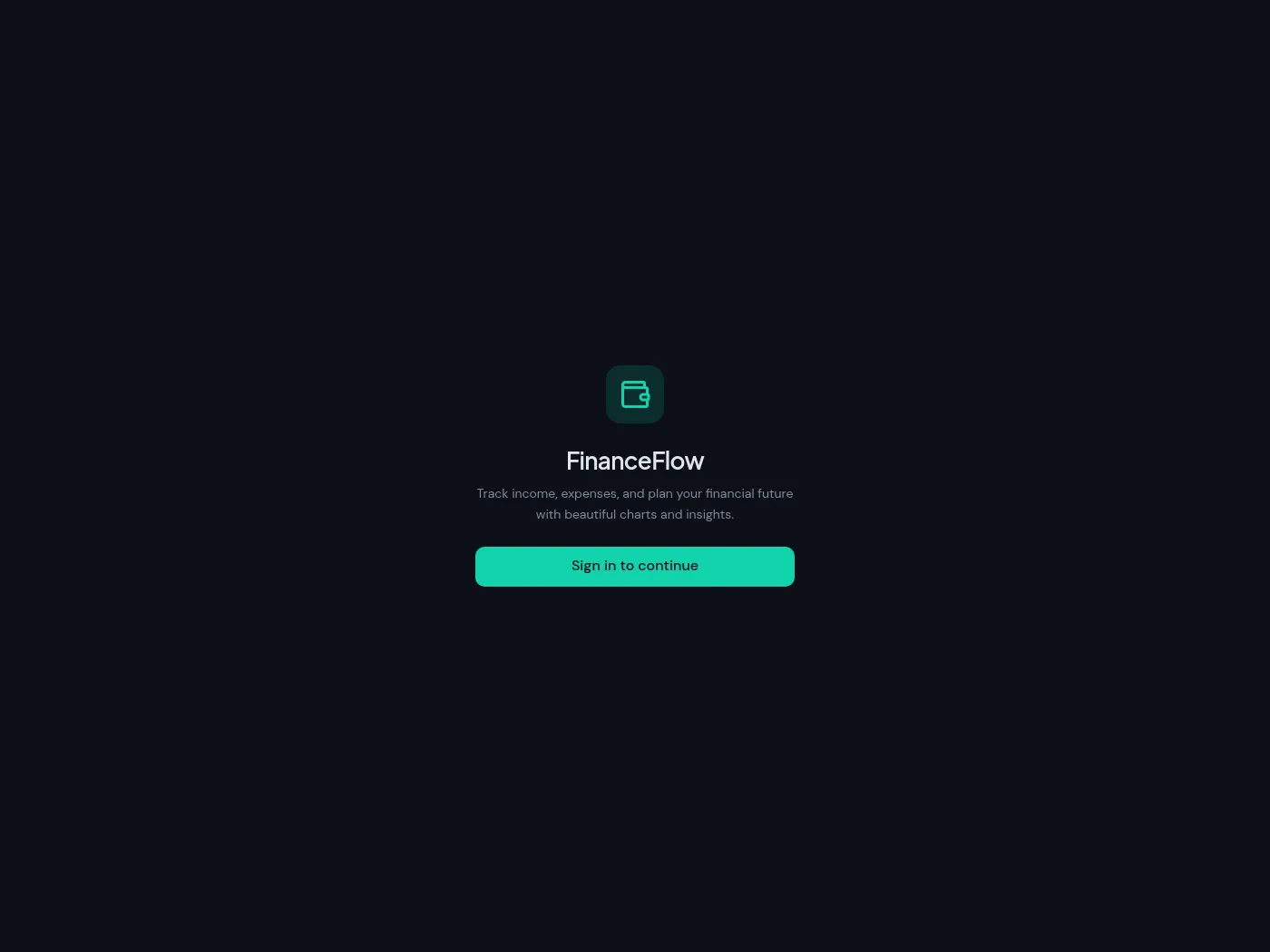 FinanceFlow Tracker