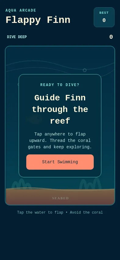 Aqua Flappy Quest