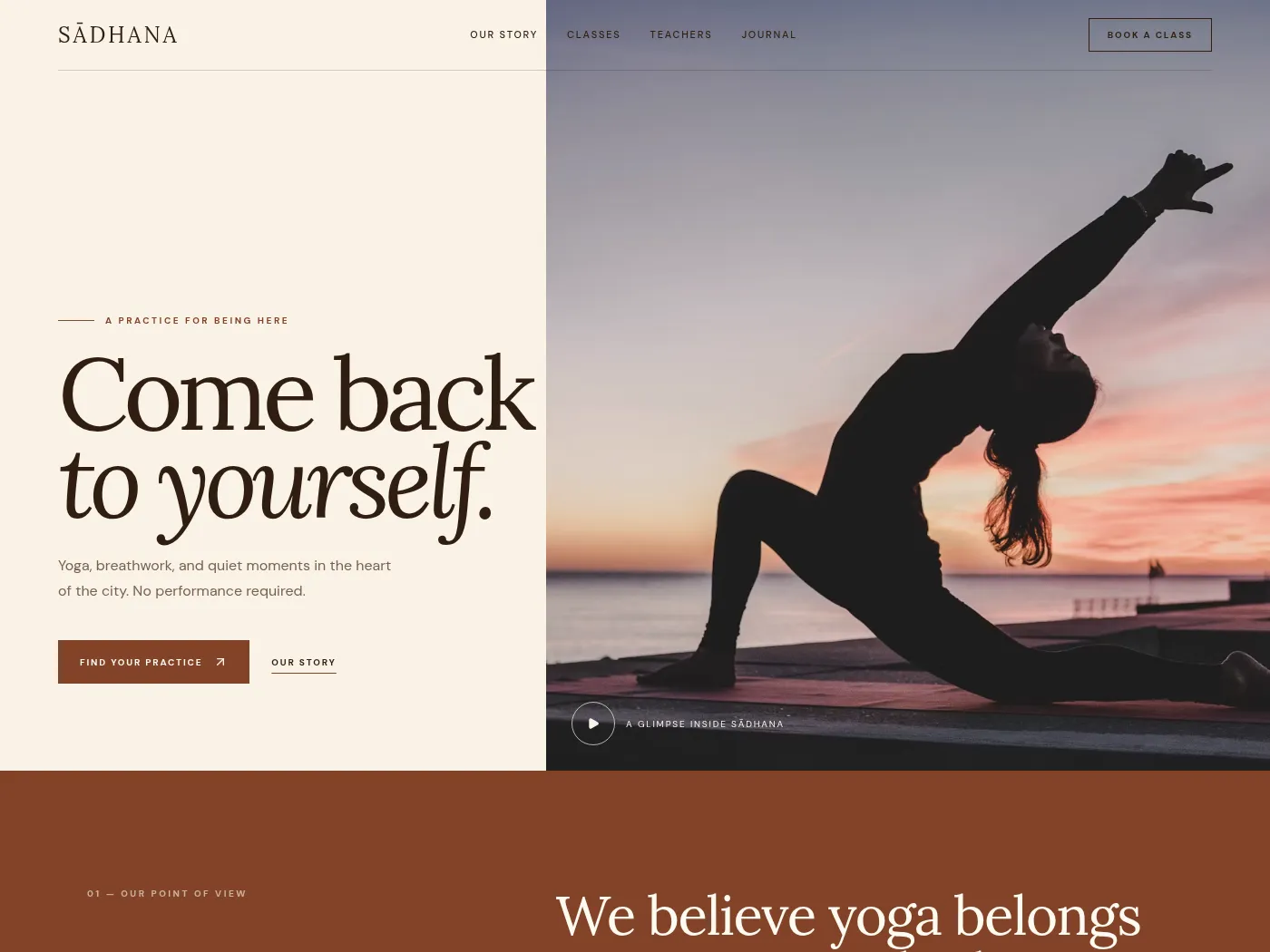 Yoga Studio Elementor Pages