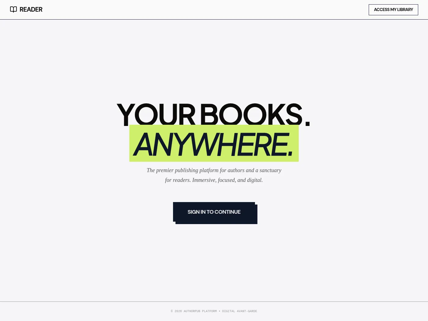 AuthorPub Platform