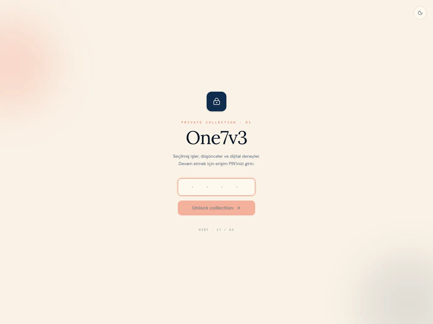 One7v3 Portfolio Hub