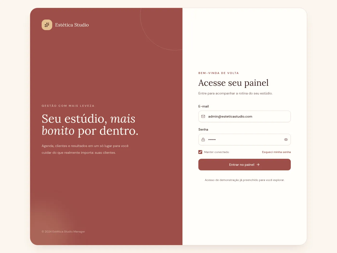 Estética Studio Manager