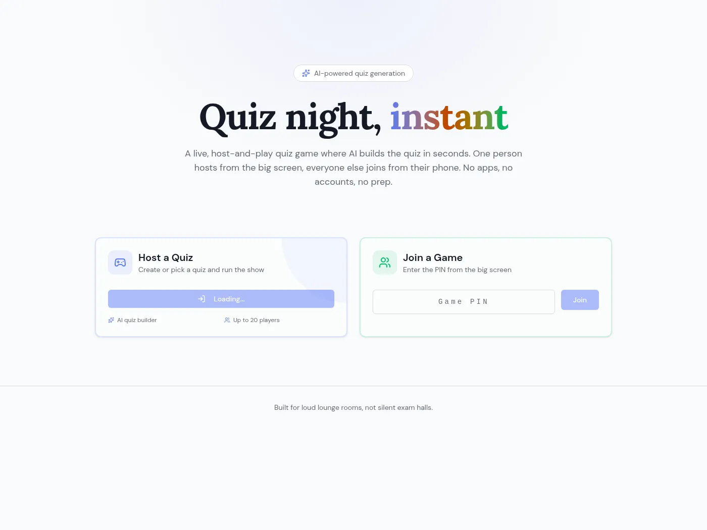 Blurtly Quiz Game