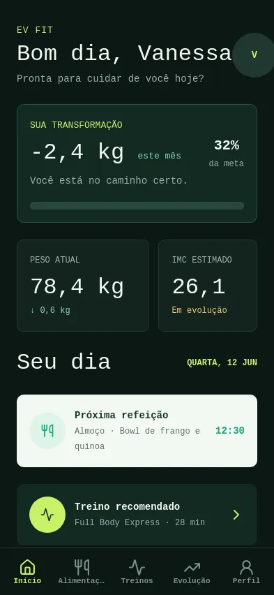 EV FIT Transform App