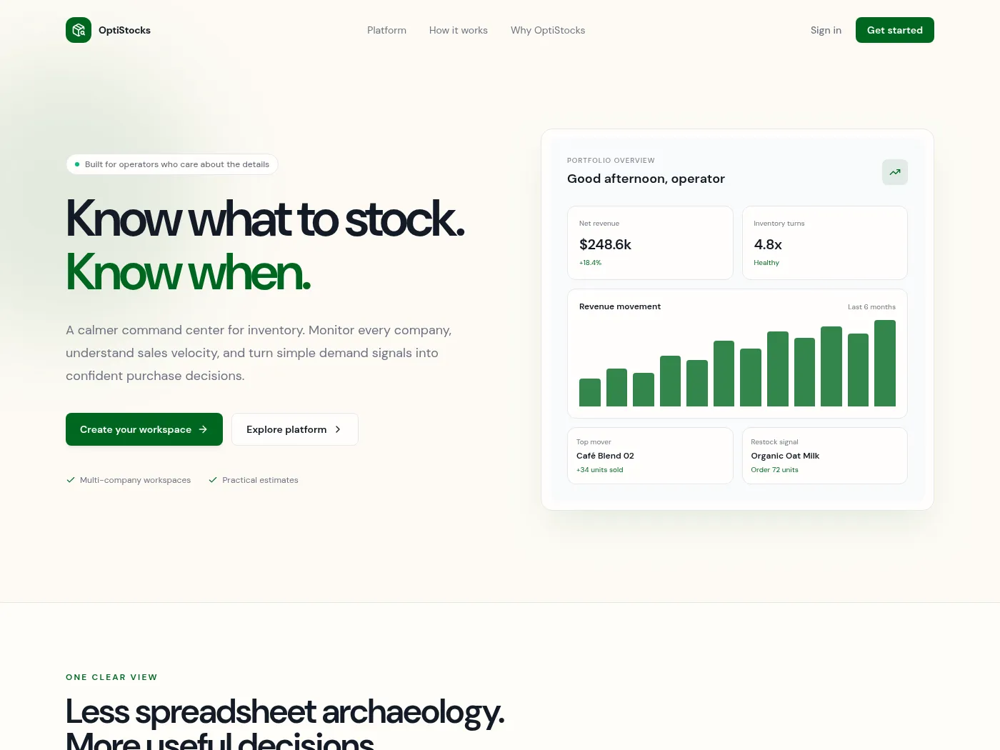 OptiStocks Platform