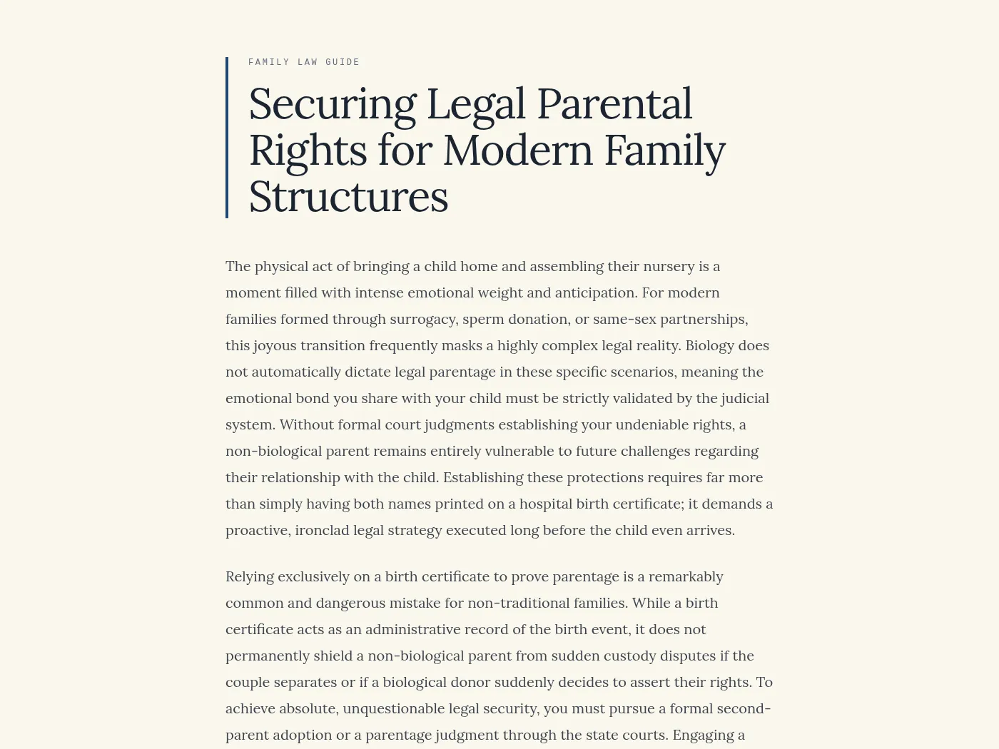 Modern Family Legal Blog