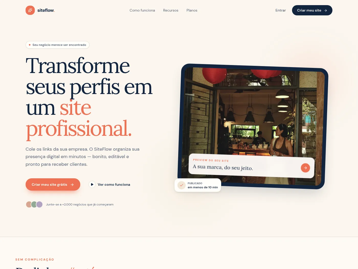 SiteFlow Website Maker