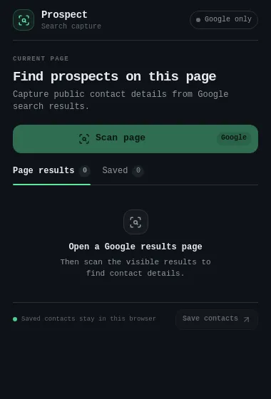 Lead Scraper Extension