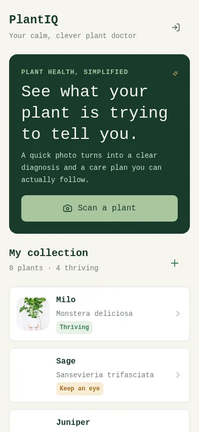 PlantIQ Mobile