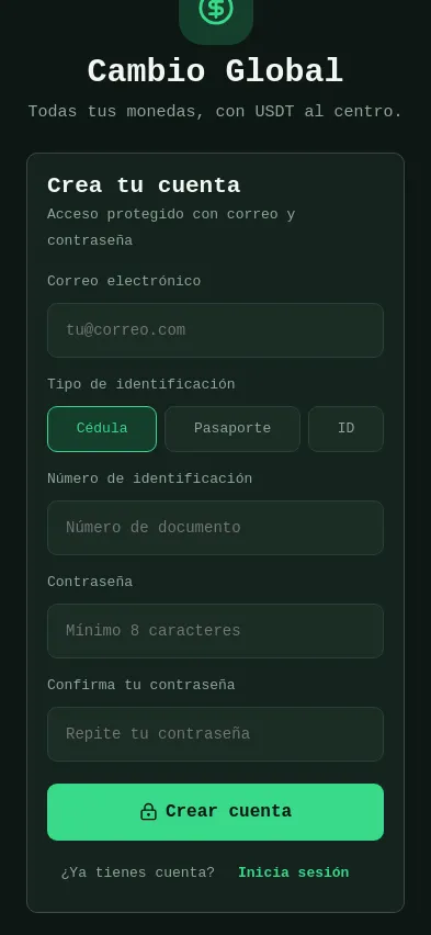 Cambio Global App