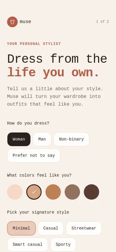 Wardrobe AI Matcher