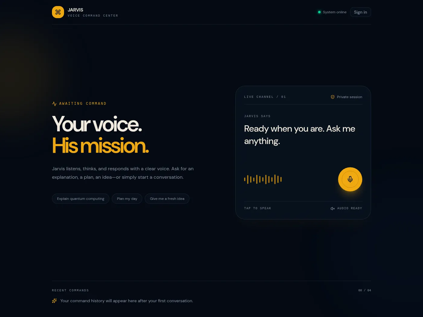 Jarvis Voice Assistant