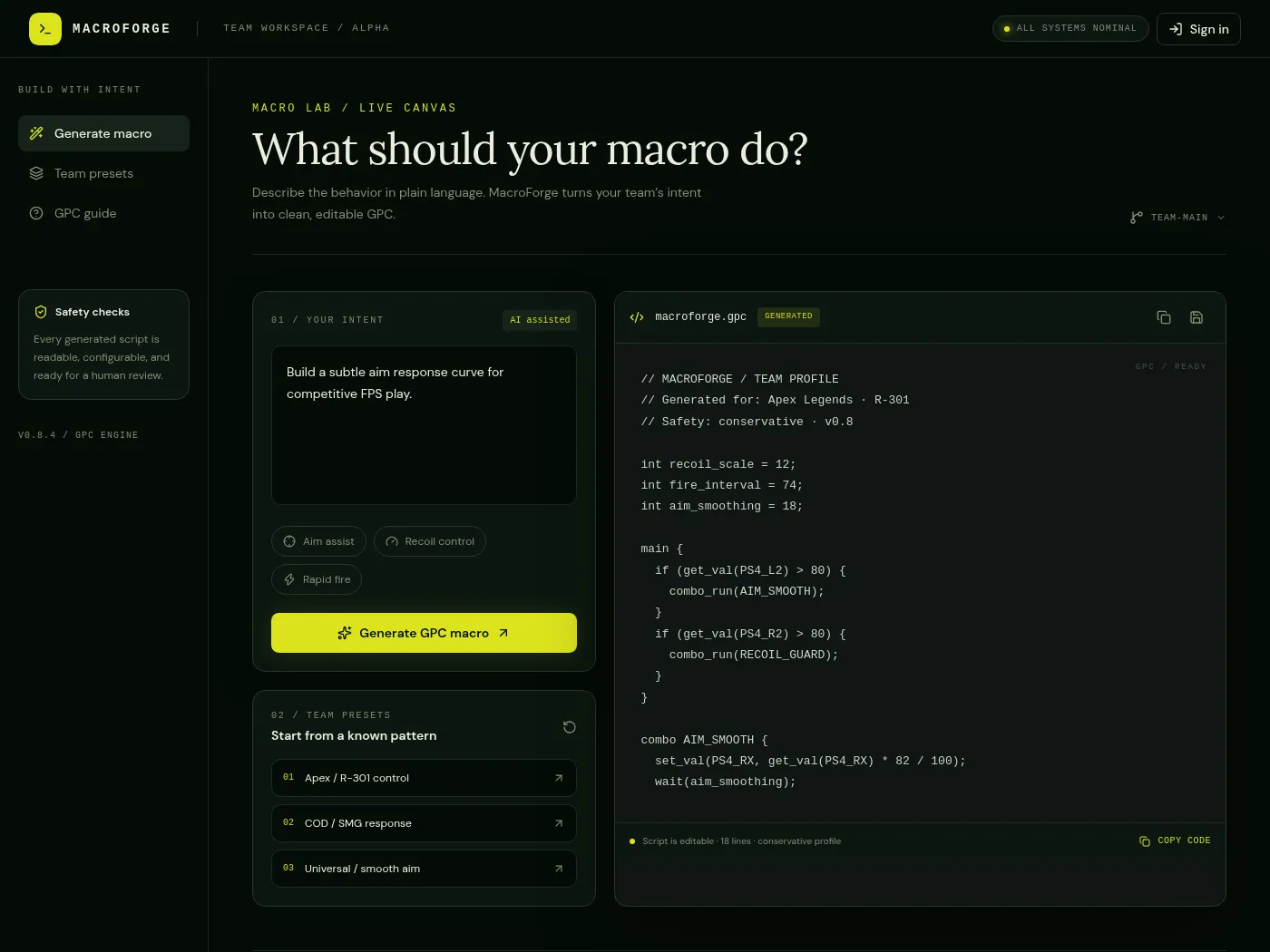 AIGame Macro Boost