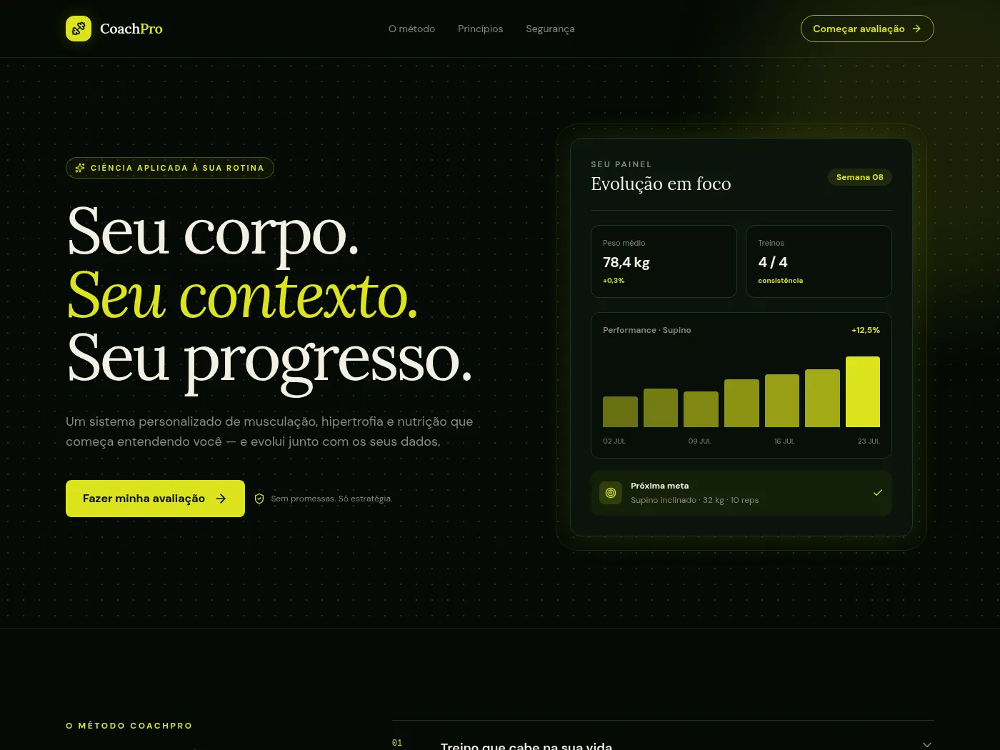CoachPro Musculação & Nutrição