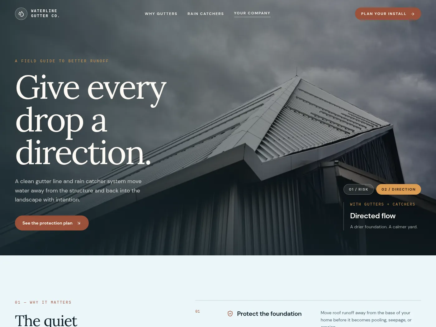 Rain Gutter Benefits Site