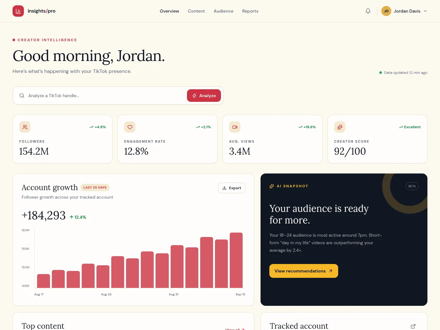TikTok Insights Pro