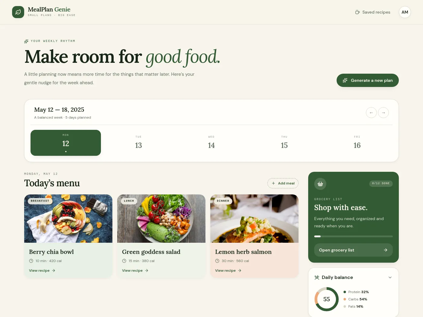 MealPlan Genie