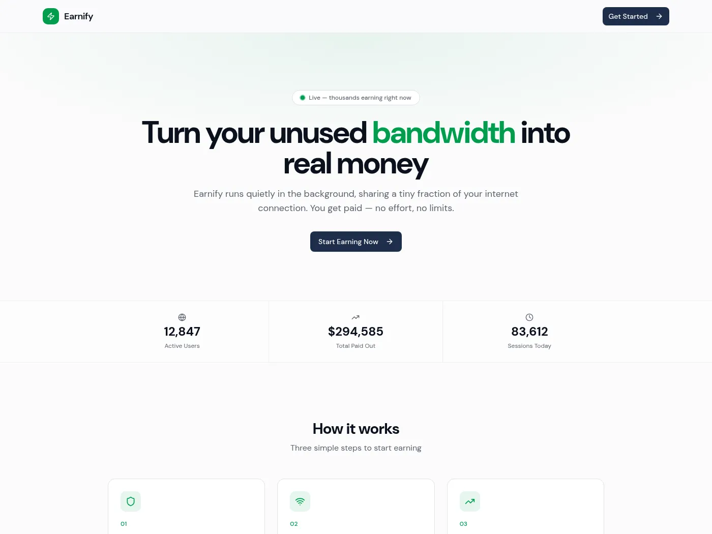 Earnify Platform
