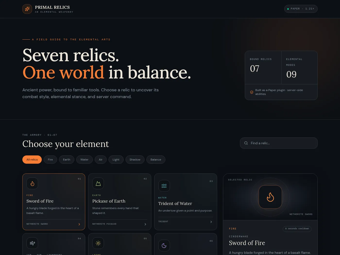 Elemental Weapons Plugin
