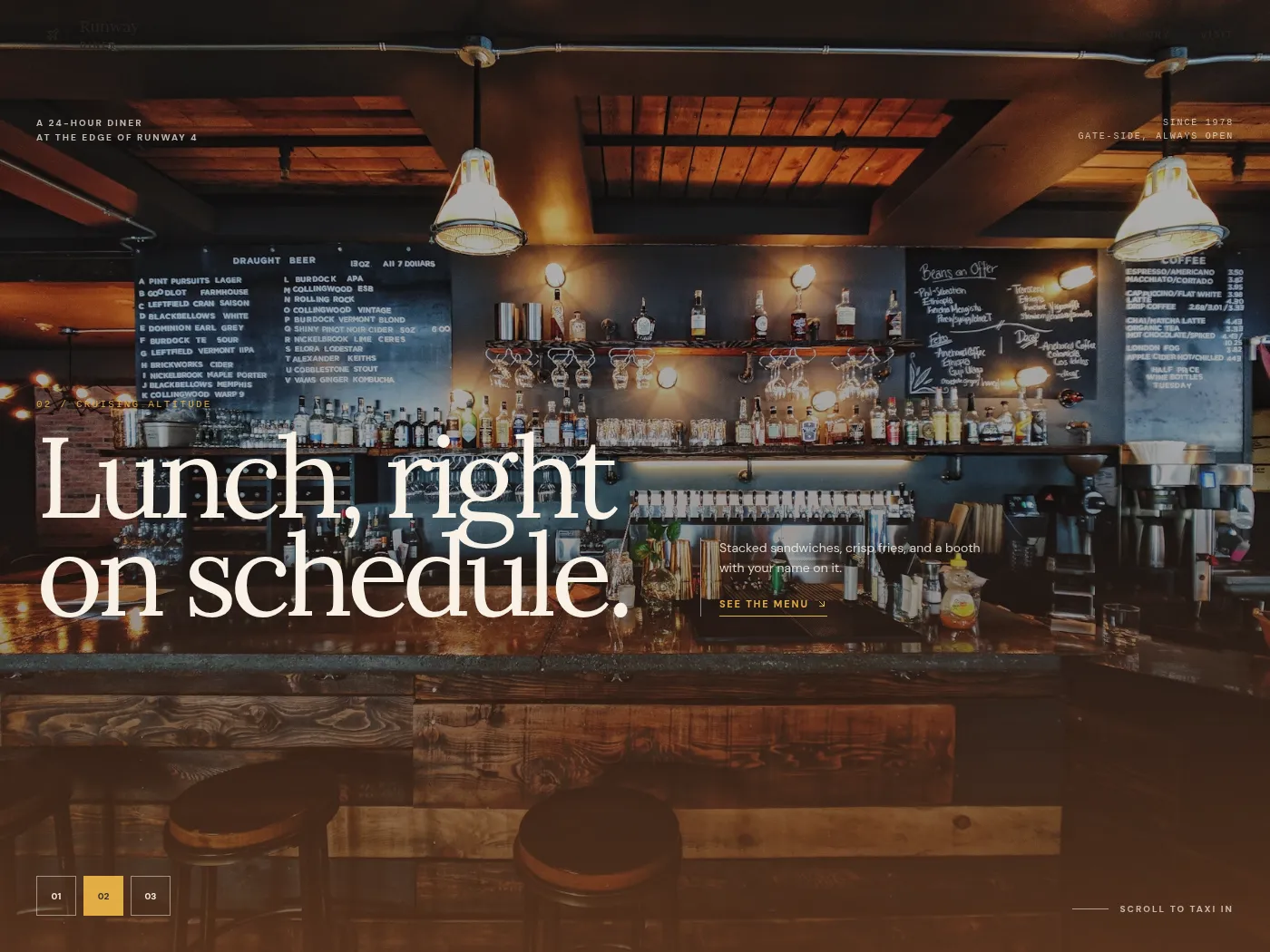Runway Diner Website
