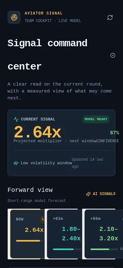 Aviator Signal Predictor