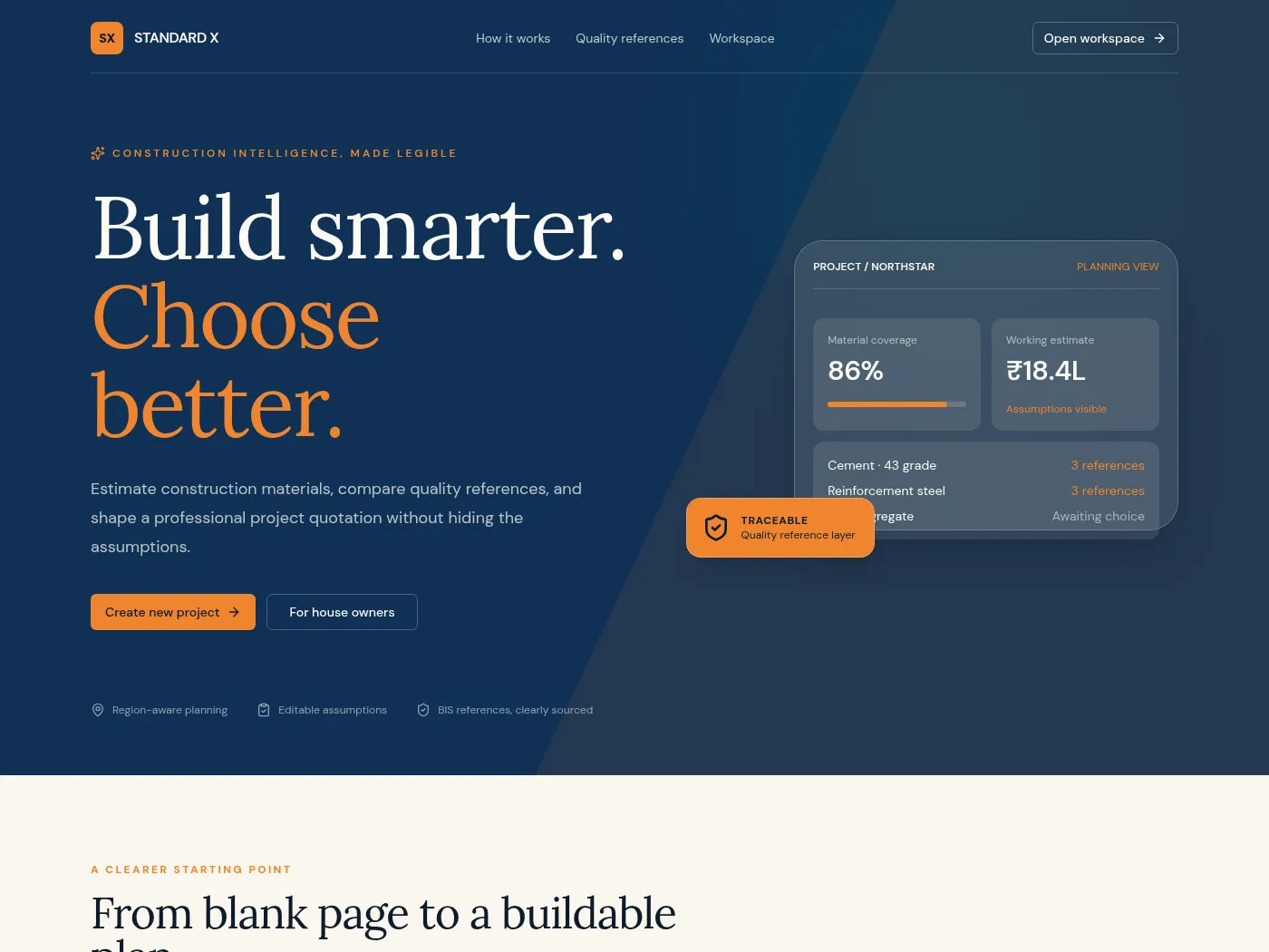 StandardX Estimate Suite