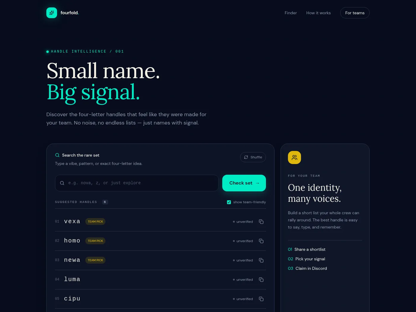 Discord Name Finder