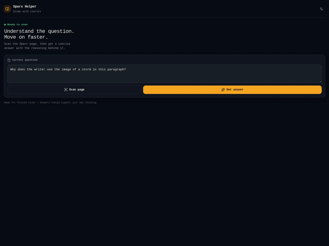 Sparx AI Helper